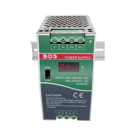 数显高效率导轨式开关电源供应器100w输出24v4 2a足功率质保三年 虎窝淘