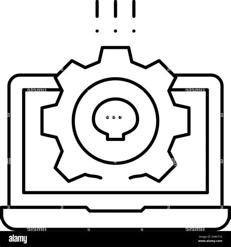 Antivirus Software Line Icon Vector Illustration Stock Vector Image And Art Alamy