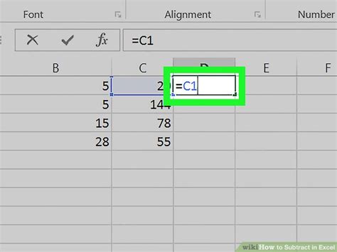 Ways To Subtract In Excel WikiHow