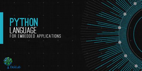 Python Language For Embedded Applications