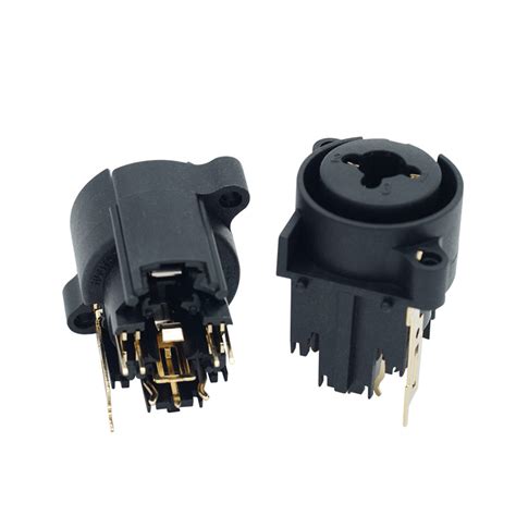 Bulk Supply Xlr Combination Connector Series Xj 006h Audio And Video Socket Connector Xlr