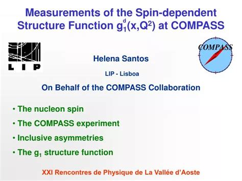 Ppt Measurements Of The Spin Dependent Structure Function G 1 Xq 2