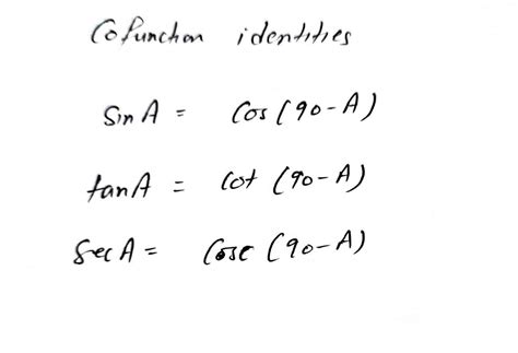 answered rewrite sin 13 degrees in terms of its cofunction bartleby
