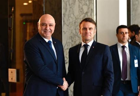 Macron Commends Aouns Arms Control Efforts Pledges Two Conferences To