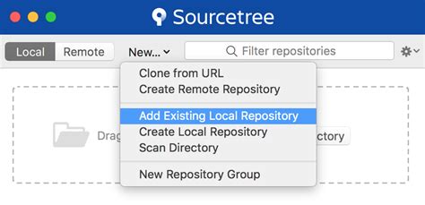 Add An Existing Local Repository Sourcetree Atlassian Documentation
