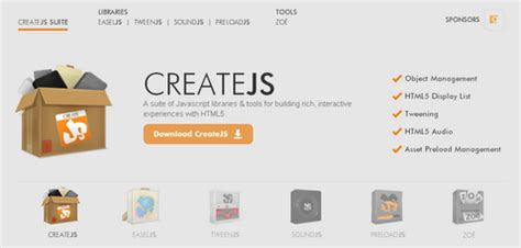 JavaScript Libraries For Interactive Experience Via HTML Web