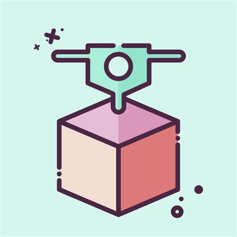 Icon 3d Printing Related To 3d Visualization Symbol Mbe Style Simple Design Editable Simple