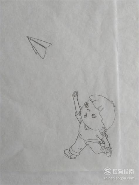 怎么简笔画小朋友拿着飞机简单（热门10张） 简笔画图片大全