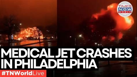 Live Philadelphia Plane Crash Sparks Massive One News Page Video