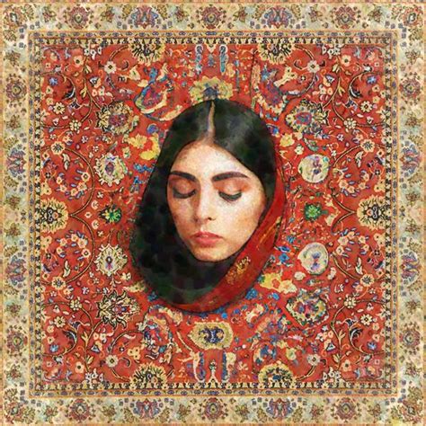 نقاشی دختر زیبای غمگین عاشق با چشمانی بسته در انتظار معشوق با دسته گل زیبا 1644598