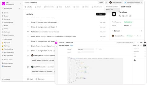 Customization And Controls Frappe Crm