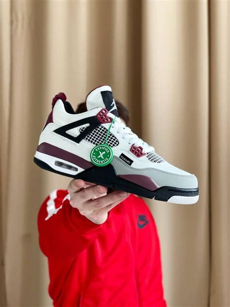 Кроссовки Nike Air Jordan 4 Retro Psg мужские весна — цена 2400 грн в каталоге Кроссовки Купить