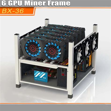 BX GPU Open Air Mining Rig Frame Miner Case Drawer Style Crypto Coin For Fans Computer