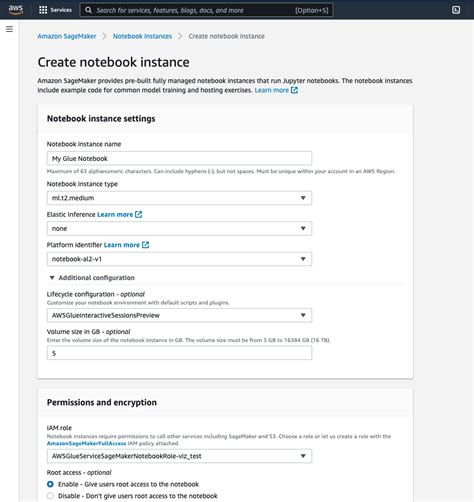 Menggunakan Sesi Interaktif Dengan Sagemaker Notebook Glue Aws