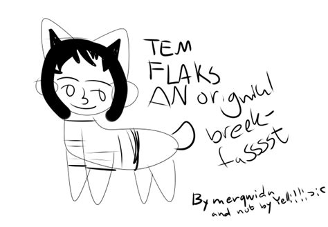 Temmie Flakes By Nerdb1rd On Deviantart