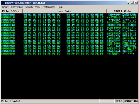 Ascii To Binary File Converter Extended Ascii Table Binary Elcho Table