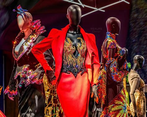 The Iconic Red Thierry Mugler Les Infernales Suit 198889 For Sale At