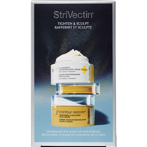 Strivectin Tighten And Sculpt Cream Set For Face Neck And Décolleté Firm