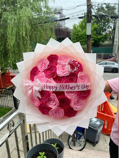 All Pink💕 Mothers Day Bouquet Happy Mothers Day Happy Mothers
