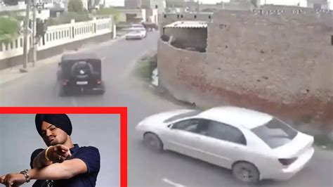 Cctv Footage Shows Sidhu Moose Walas Car Moments Before He Was Shot Dead