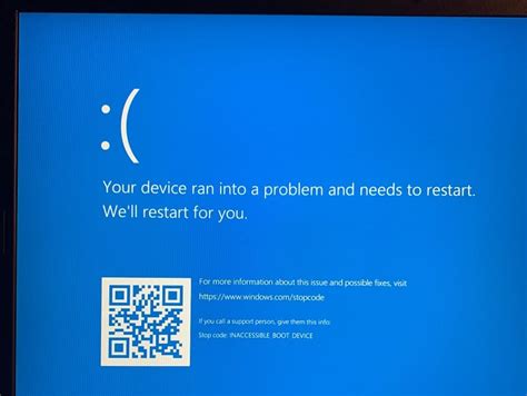 Windows 10 Inaccessible Boot Device Error 5 Working Solutions