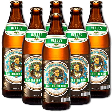 Augustiner Bräu München Lagerbier Hell Helles Lager 6 Pack A