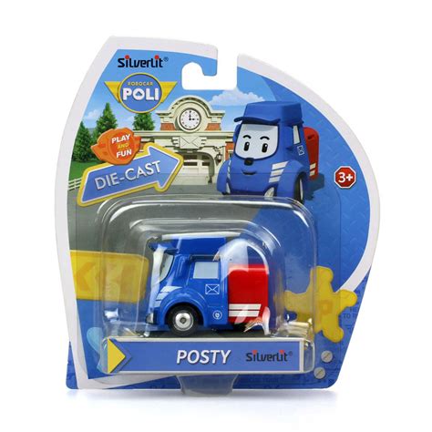 Robocar Poli Die Cast Posty Thimble Toys
