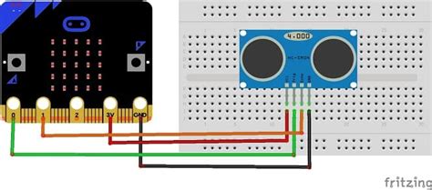 Control The Hc Sr04 Ultrasonic Sensor Using Microbit Board