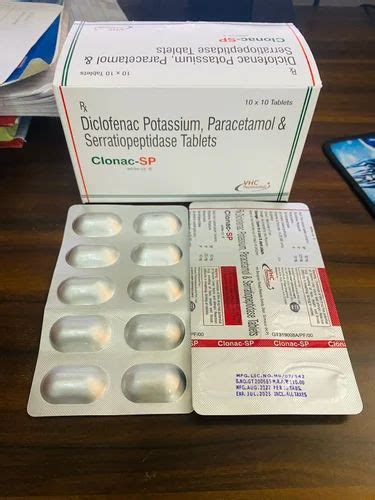 325mg Clonac Sp Tablet At ₹ 110box In Nashik Id 26658225788