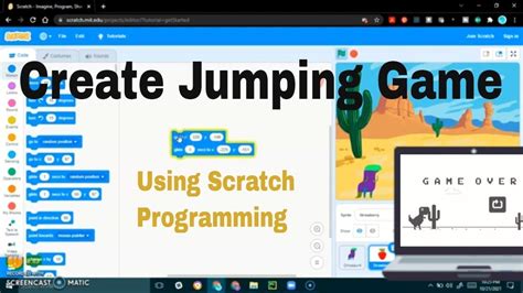 How To Create A Jumping Game Using Scratch Scratch Tutorial Scratch Programming Part 4