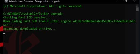 Showing Upgradedownload Percentages While Upgrading Sdk · Issue 85981 · Flutterflutter · Github