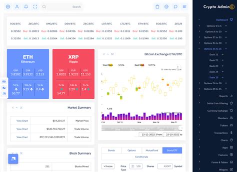crypto cryptocurrency admin dashboard template with ui framework