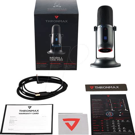 Thronmax M2g Microphone Mdrill One 48 Khz Grey At Reichelt Elektronik