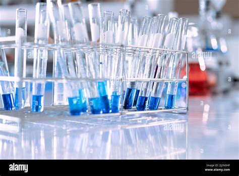 Glass Flask In Chemical Science Education Laboratory With Molecular Glass Flask In Chemical Science Education Laboratory With Molecular