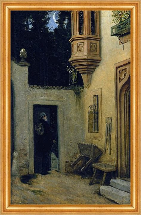 Kunstdruck Farewell At Dawn Moritz Von Schwind Abschied Haus Hof Mauer B A3 02903 1 St
