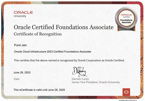 Punit Jain On Linkedin Oraclecertified Foundation
