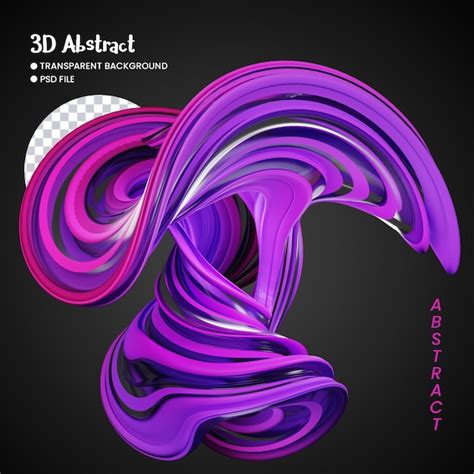 premium psd 3d rendering of abstract shapes