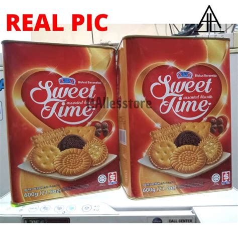 Jual Hup Seng Kerk Biskuit Beraneka Sweet Time Assorted Biscuits Kaleng Di Seller Allesstore
