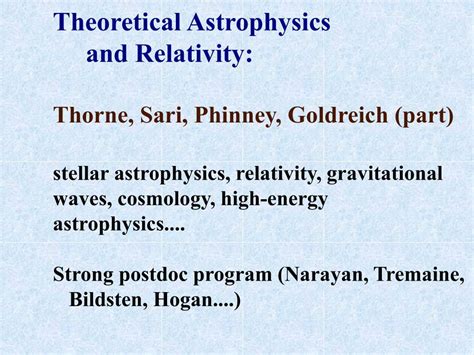 Ppt Theoretical Cosmology And Particle Astrophysics At Caltech