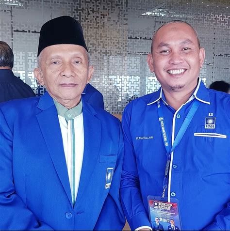 M Mahilli Siap Tinggalkan Pan Dan Bergabung Ke Partai Ummat Besutan Amien Rais Suarabutesarko