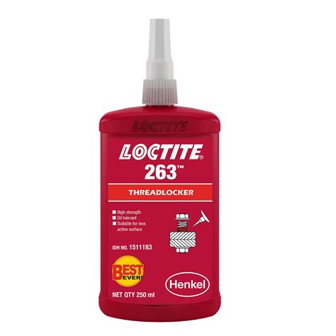 Loctite 263 Threadlocker High Strength High Temperature 250ml