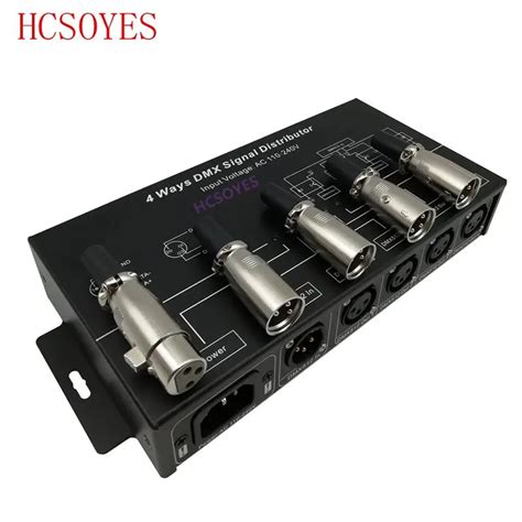 DMX AC V V Input DMX Amplifier Splitter DMX Signal Repeater CH Output Ports DMX