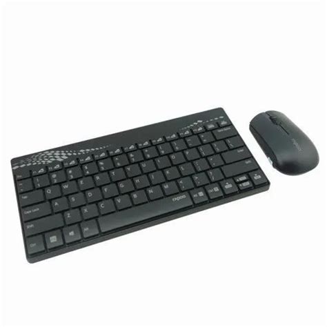 Rapoo Black 8000 Wireless Keyboard And Mouse At ₹ 1050 Number In Mumbai Id 18036429612