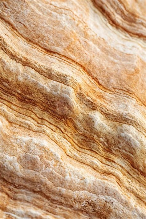 Generative Ai Detailed View Of Textured Sandstone With Natural Layered Patterns Business Concept