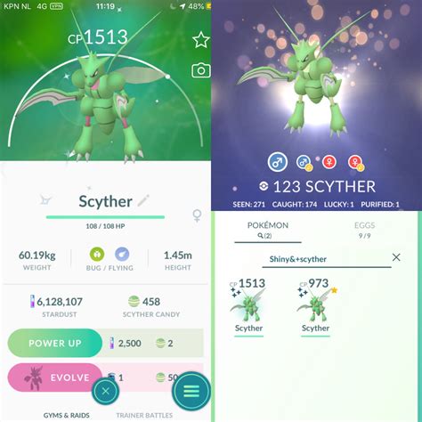 Scyther Evolution Shiny
