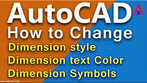 Autocad Tutorial How To Change Dimension Text Color Style And Symbol In AutoCAD YouTube