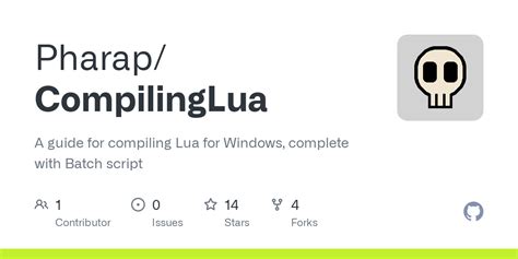 Github Pharapcompilinglua A Guide For Compiling Lua For Windows