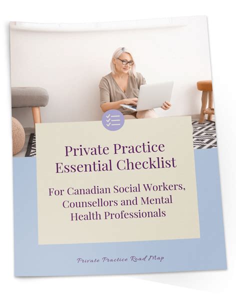 Checklist The Private Practice Roadmap