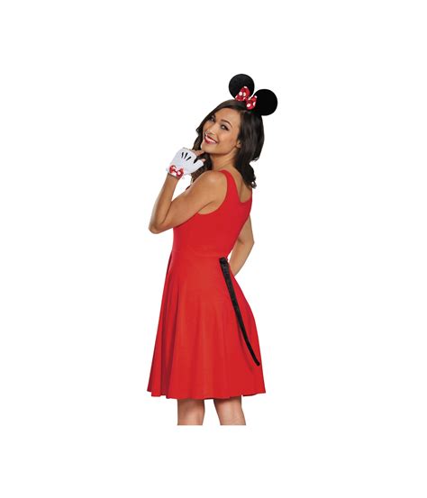 Minnie Mouse Gloves Ears And Tail Women Set Costume Accessories