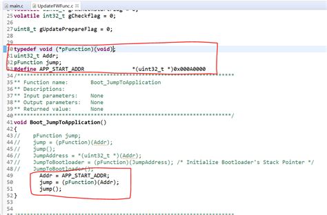 Bootloaderapplication The Problem Of Program Entry Address Jump C2000 Microcontrollers Forum